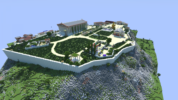 The Acropolis of Athens V1 Minecraft Map
