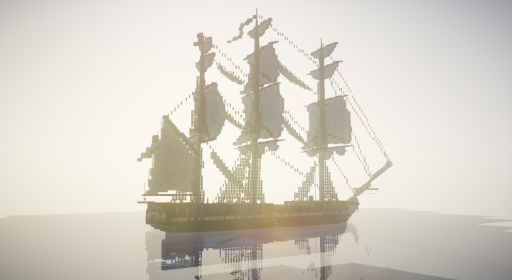 USS Constitution | One of six original US frigates Minecraft Map