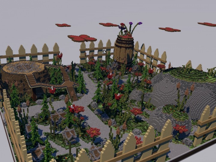 Lobby of factions Natural. Minecraft Map