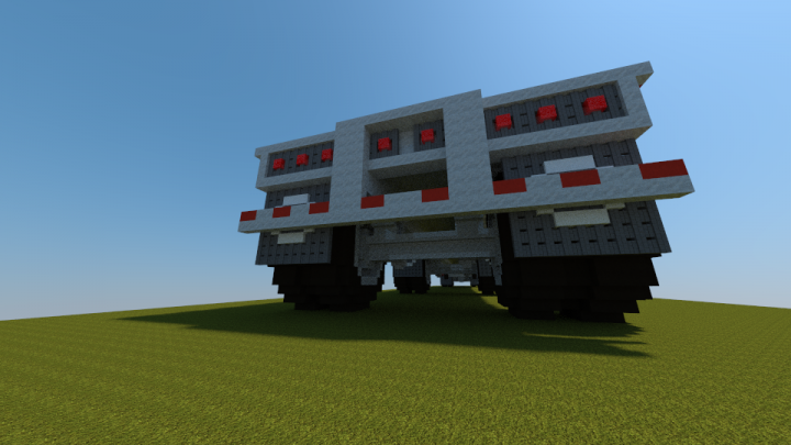 Kenworth T800 with spread axle flatbed Minecraft Map
