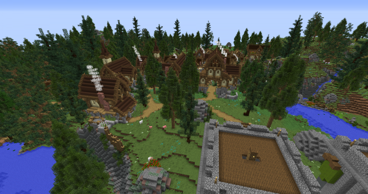 Stone Hill Fortress Minecraft Map