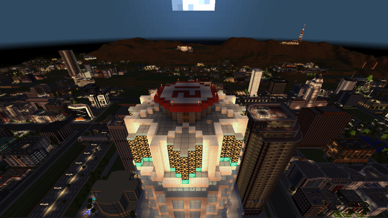 los angeles city territory Minecraft Map