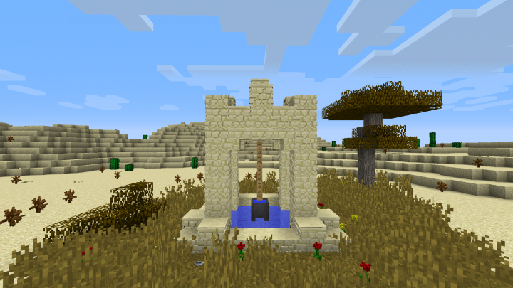 Sandstone Well Minecraft Map