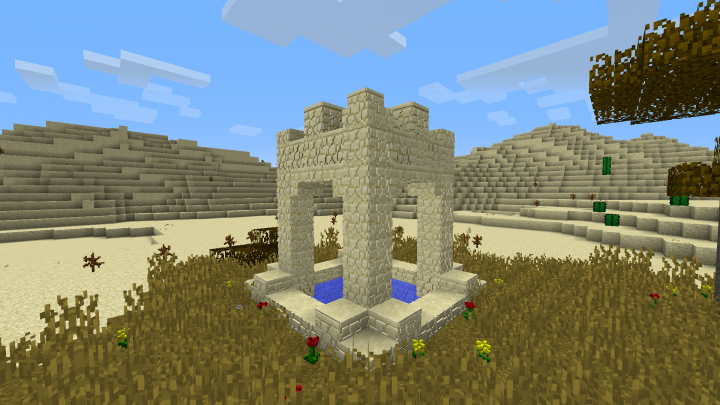 Sandstone Well Minecraft Map