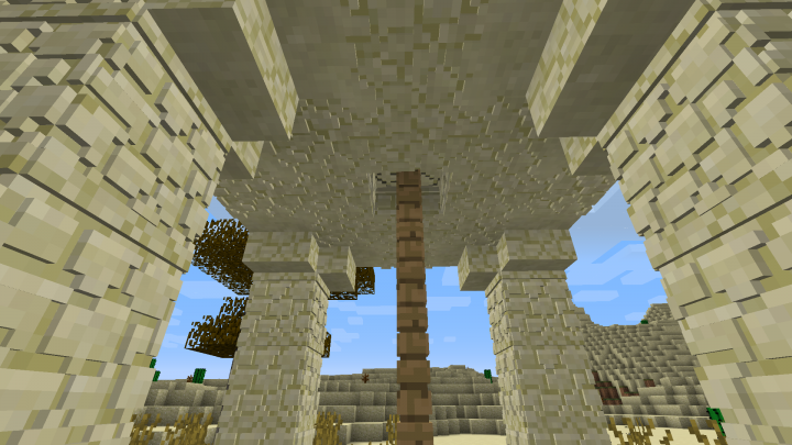 Sandstone Well Minecraft Map