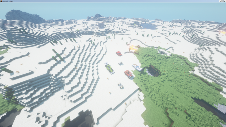 Машины Cars Minecraft Map