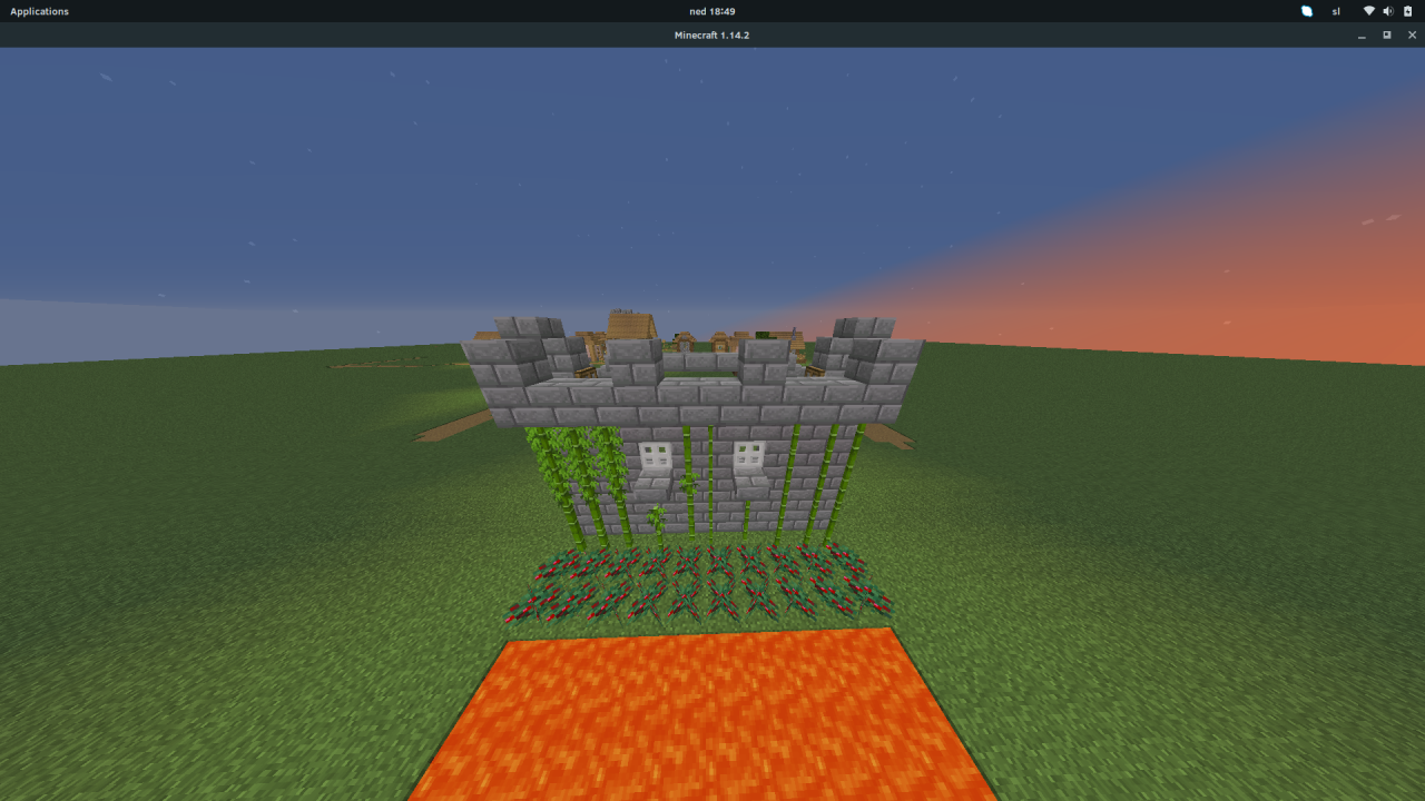 Ultra wall template (anti-mob + arena fun fights) Minecraft Map