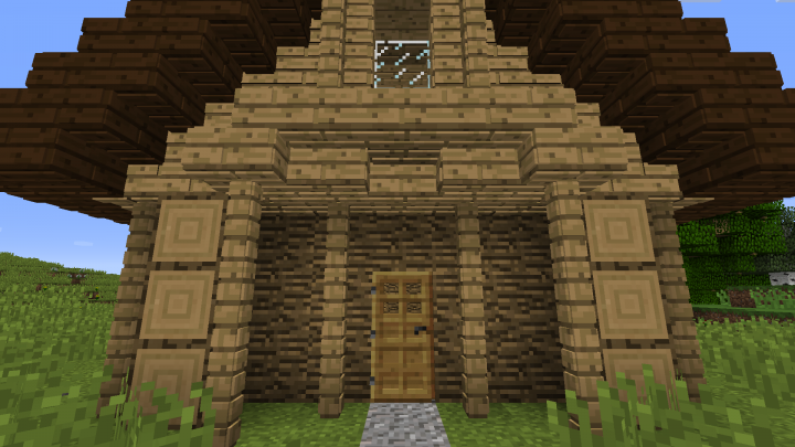 Small Log Cabin Minecraft Map
