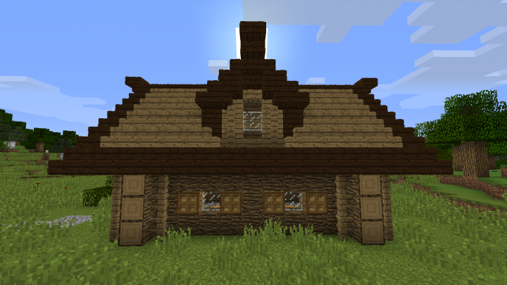 Small Log Cabin Minecraft Map