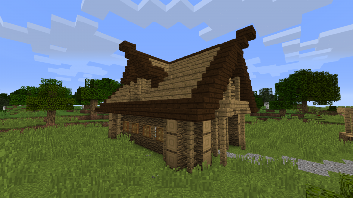 Small Log Cabin Minecraft Map
