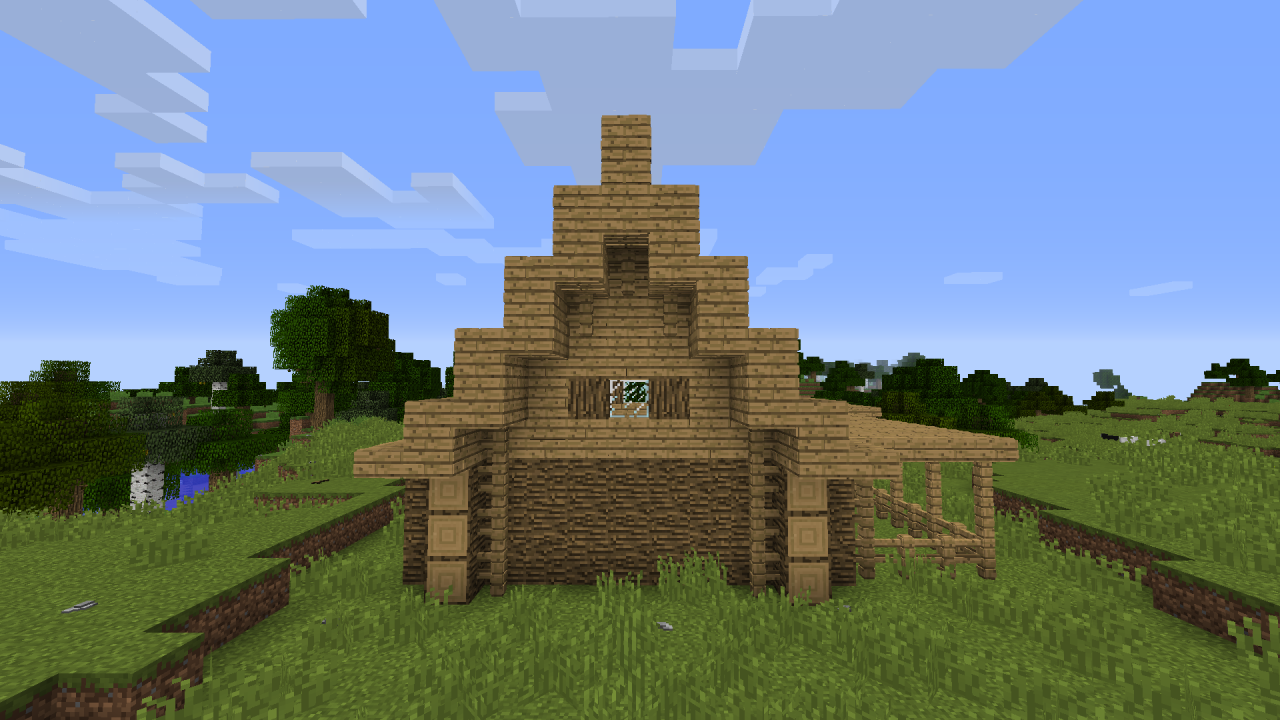 Tiny Log Cabin Minecraft Map