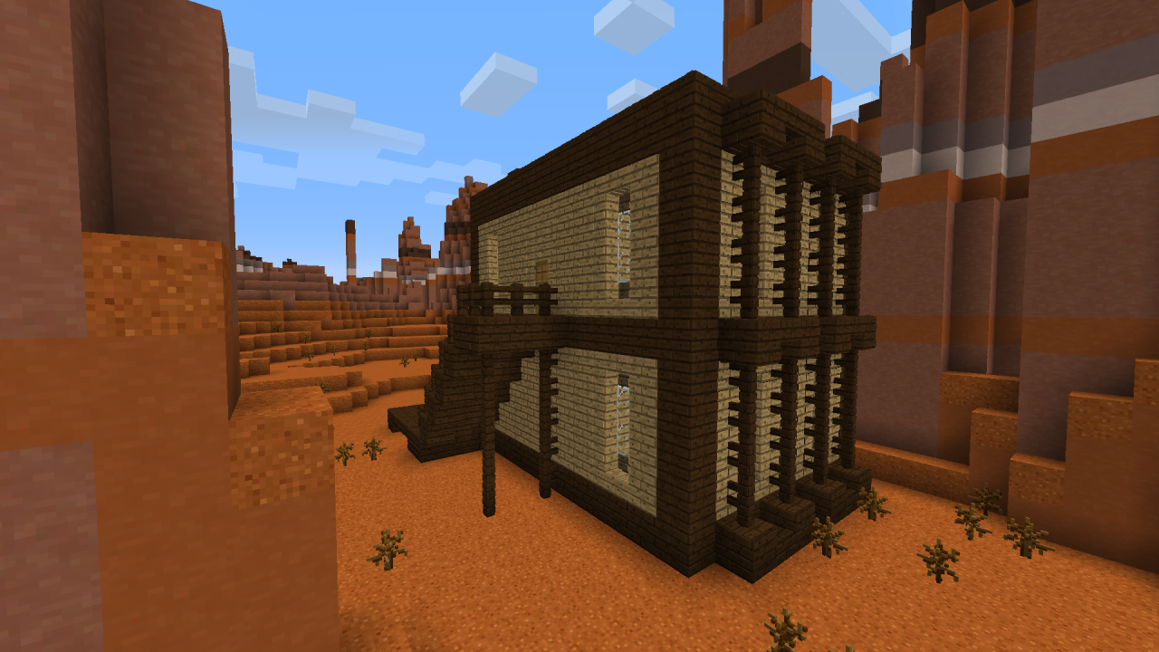Two-Story Old West Shop Minecraft Map