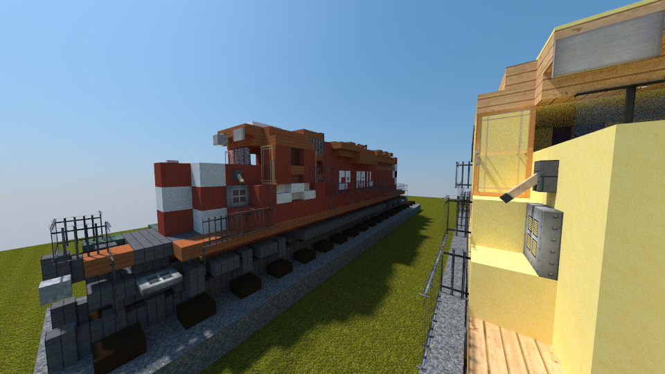 EMD SD40-2 Diesel locomotive. [With download] Minecraft Map