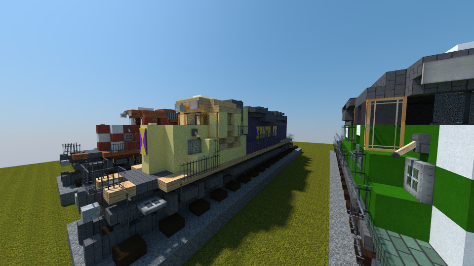 EMD SD40-2 Diesel locomotive. [With download] Minecraft Map
