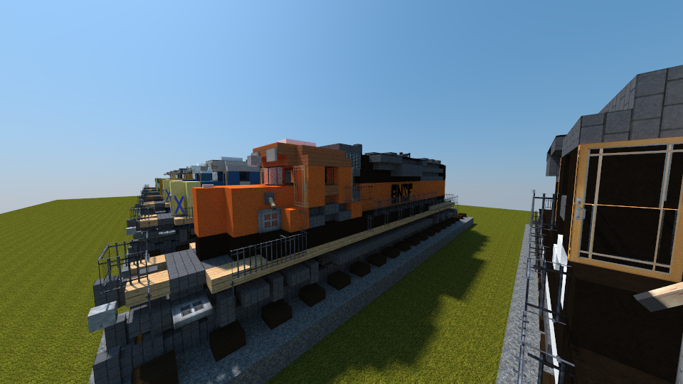 EMD SD40-2 Diesel locomotive. [With download] Minecraft Map