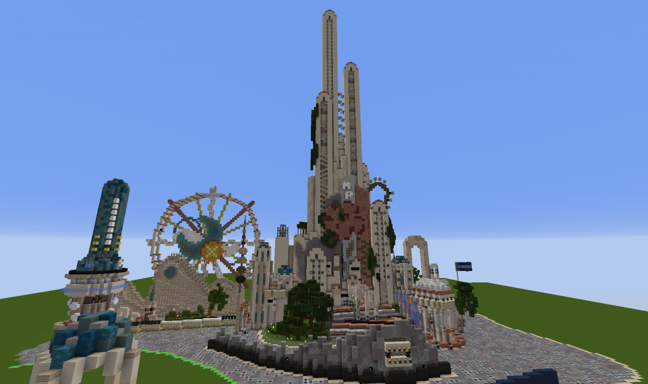 Marki Plaza (Art deco/skyscraper/plaza) :) Minecraft Map