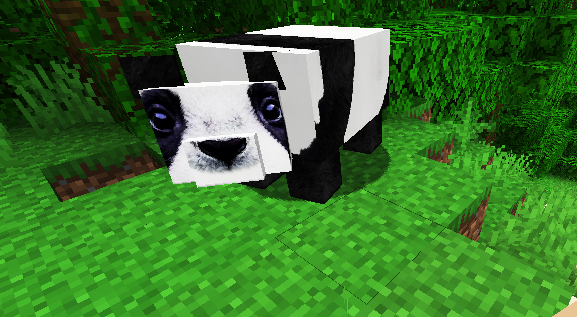 Realistic Panda Minecraft Texture Pack