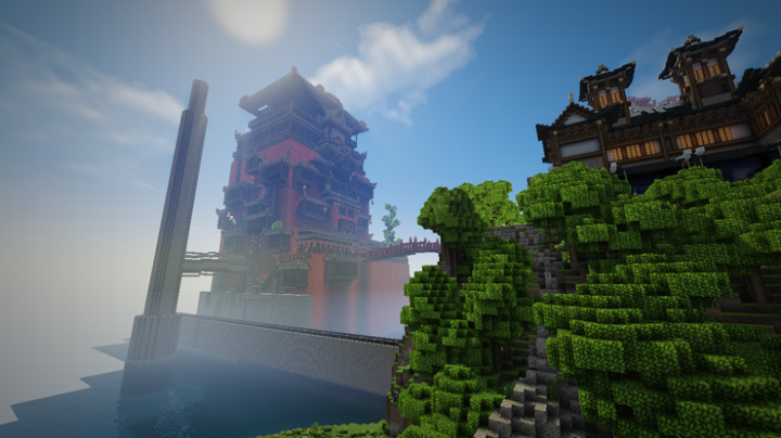 ghibli The Spiriting Away Of Sen And Chihiro Minecraft Map