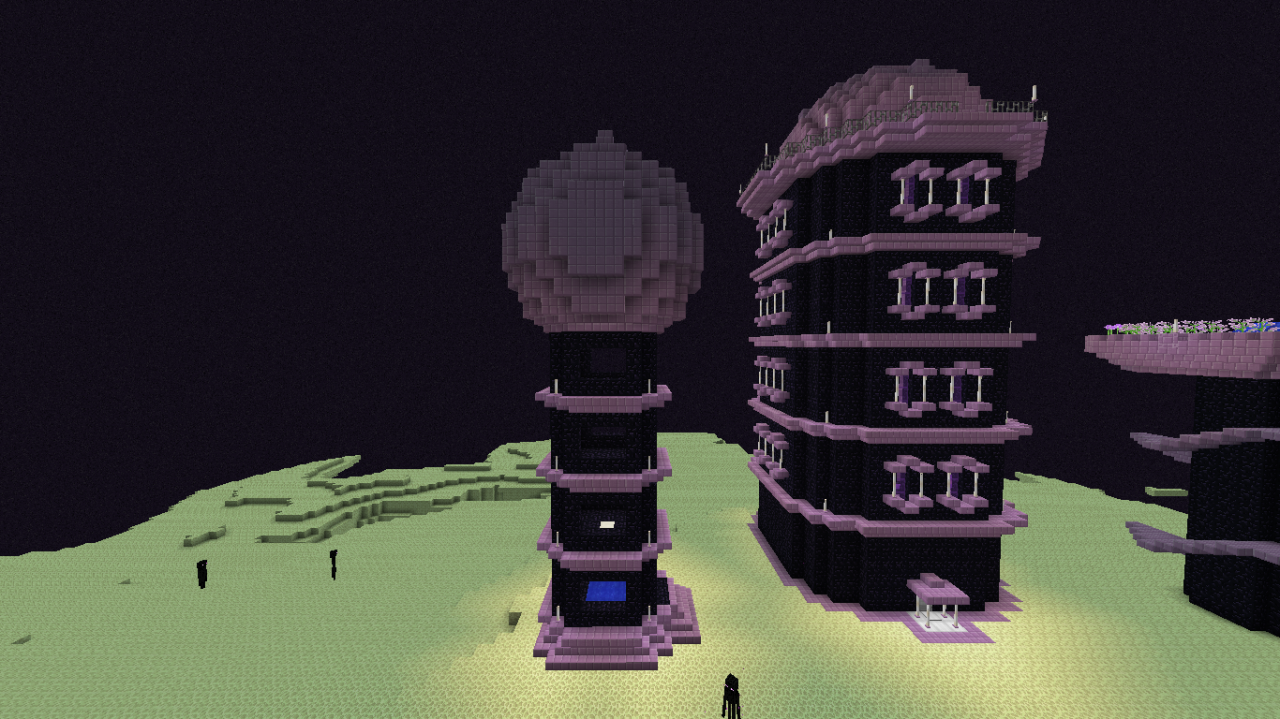End Obsidian Towers Minecraft Map