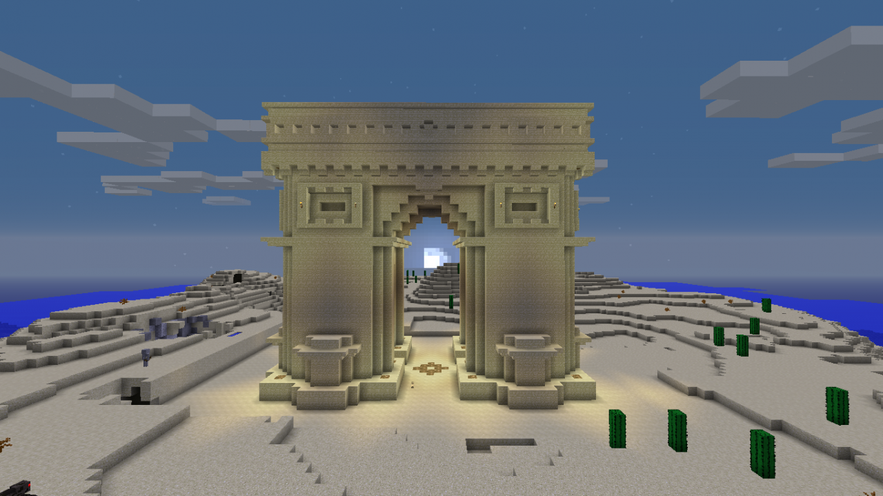 Arc De Triomphe or Triumphant Arch Minecraft Map