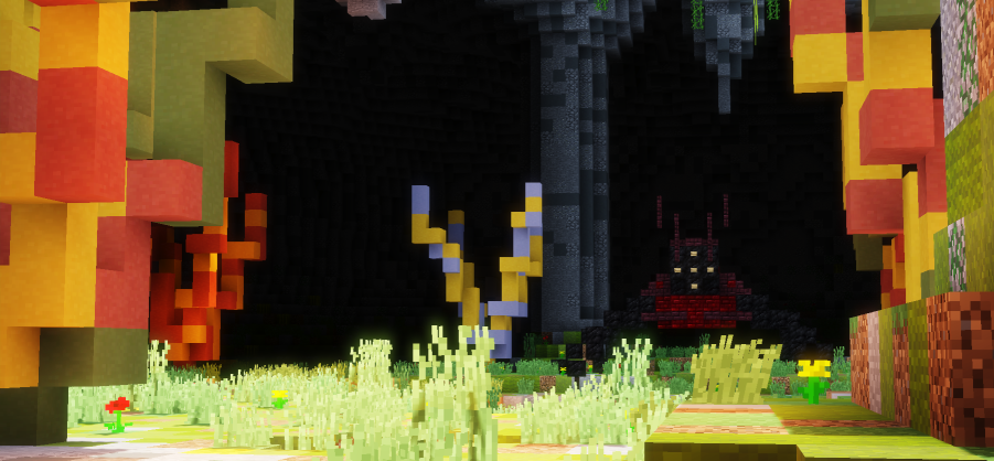 Spider Cave lobby/spawn Minecraft Map