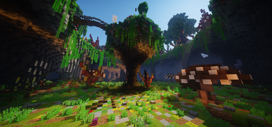 Spider Cave lobby/spawn Minecraft Map