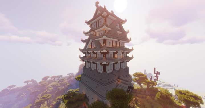 Japanese Castle Minecraft Map