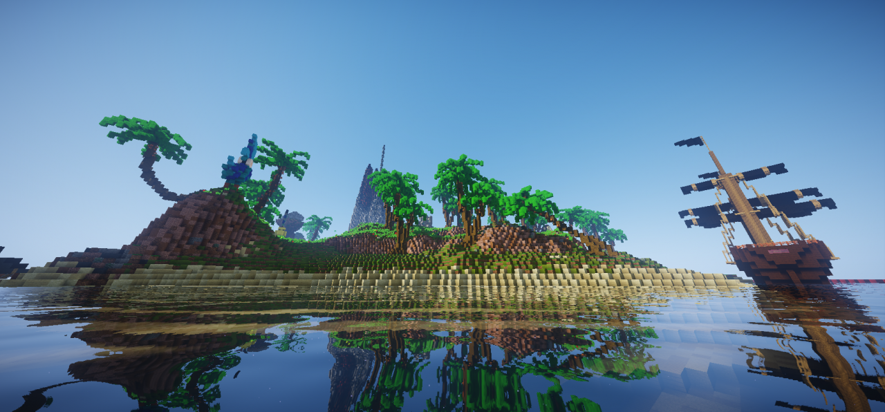 Pirate island lobby/spawn Minecraft Map