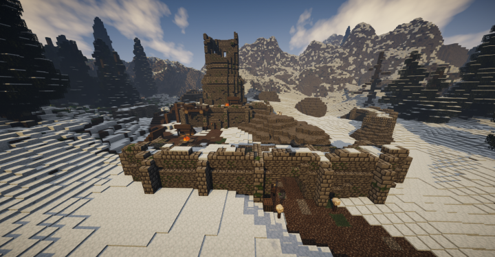 Gallows Rock, Imperial fort (Skyrim TES) Minecraft Map