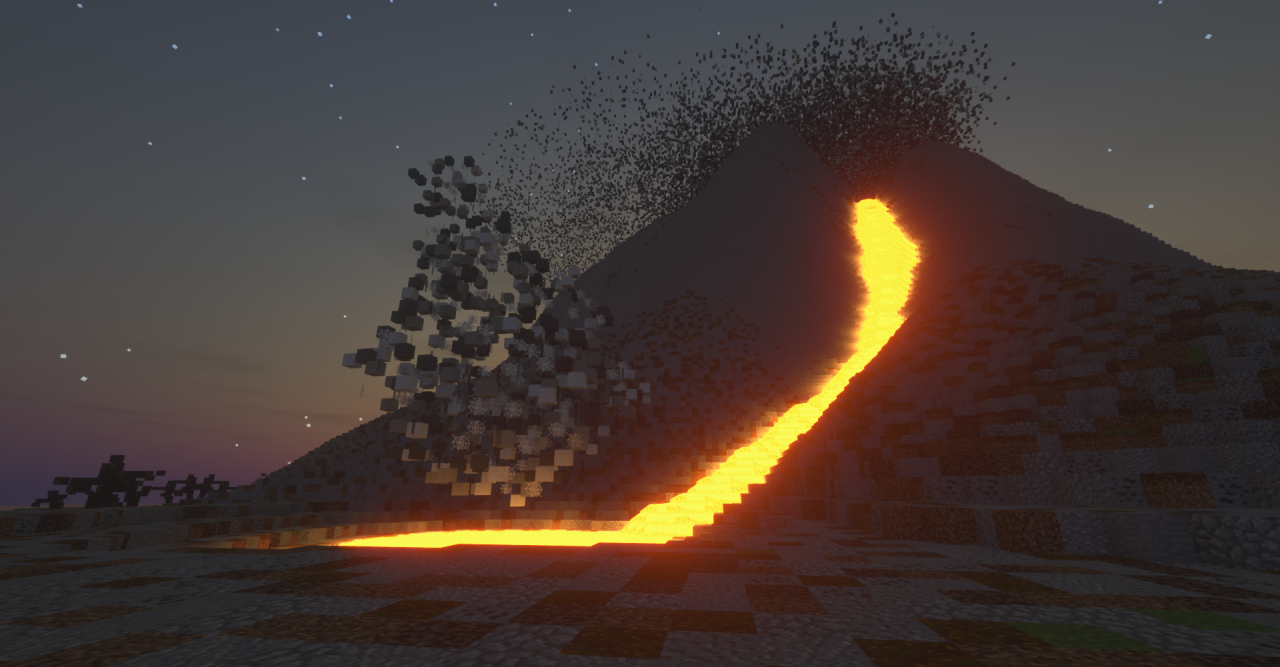 Vulcano Island V1.1 (1.12) Minecraft Map