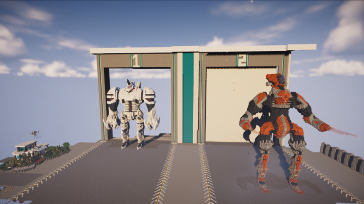 [WIP] Cyber Frontier [ Mech/Robot Factory] Minecraft Map