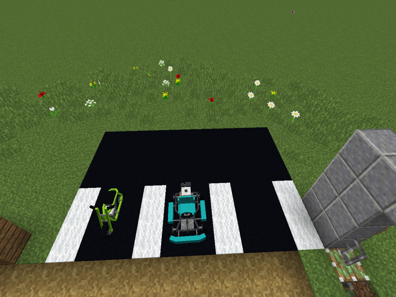 Mrcrayfishs vehicle track map Minecraft Map