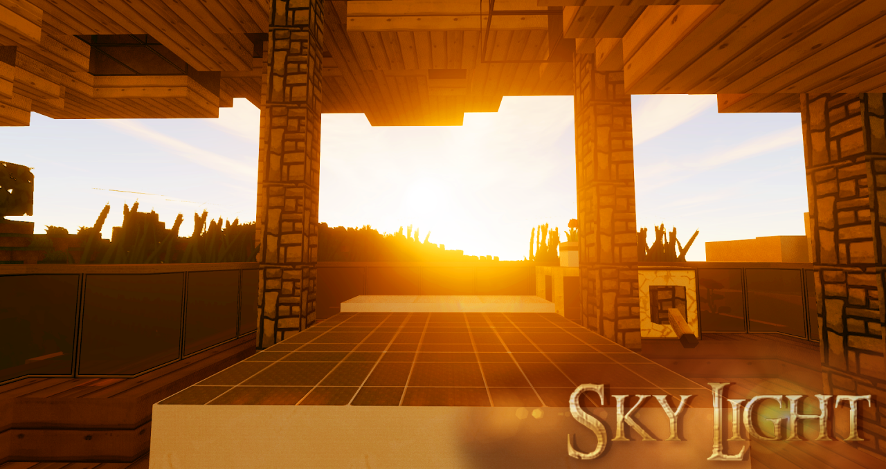 SkyLight (An Organic Private Modern Villa) Minecraft Map