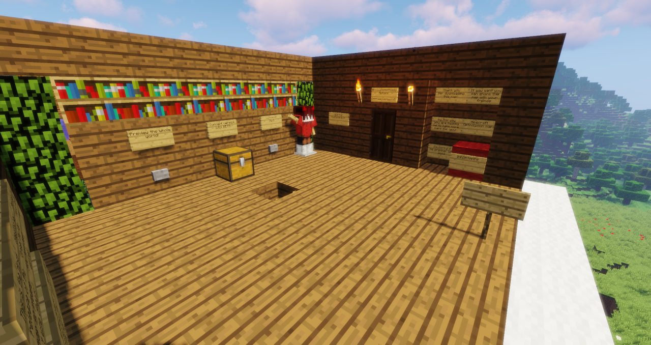 Cathuntrs13's shader testing map Minecraft Map