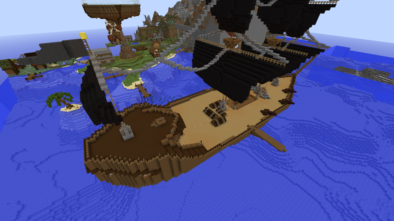 Pirate Ship Project: Survival Minecraft Map