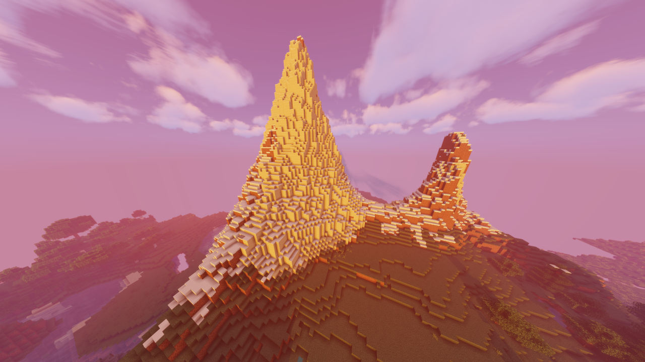 Multi-Biome Kingdom and Harbor. Minecraft Map