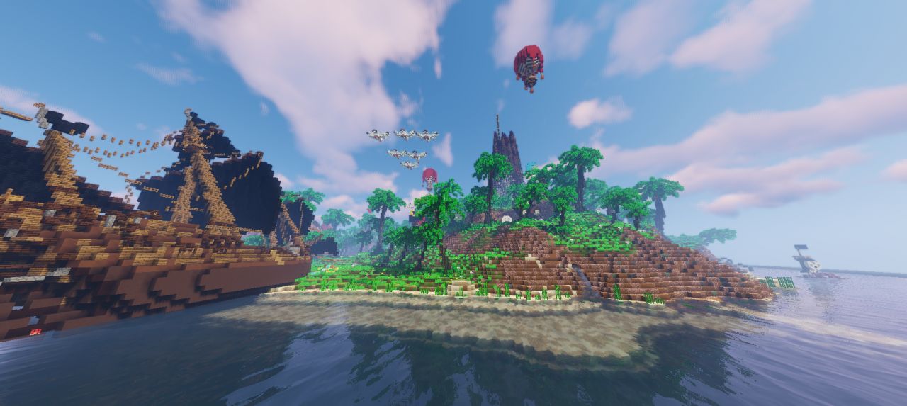 Pirate island lobby/spawn Minecraft Map