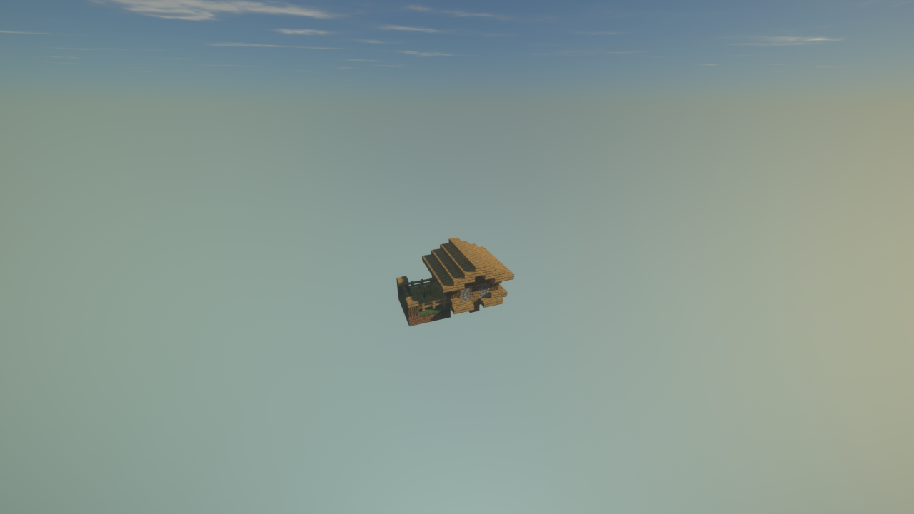 cubeys Efficient starter house schematic Minecraft Project