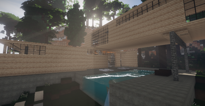 Overhang | A Contemporary Mountain House Minecraft Map