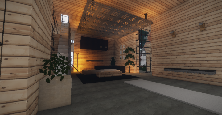 Overhang | A Contemporary Mountain House Minecraft Map