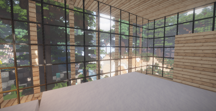 Overhang | A Contemporary Mountain House Minecraft Map