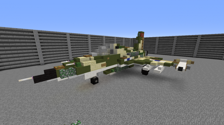 F-5E Tiger II (2:1) Minecraft Map