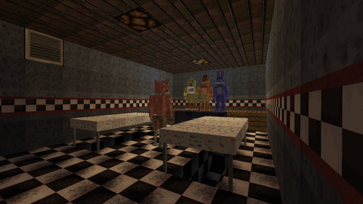 MineCraft Map FNAF Help Wanted Minecraft Map