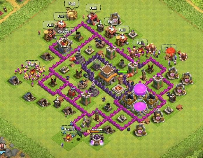 Making my Clash of Clans Village in Minecraft Minecraft Map