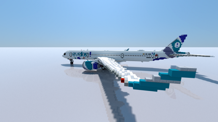 Airbus A350-900 Evelop Airlines [+Download] Minecraft Map