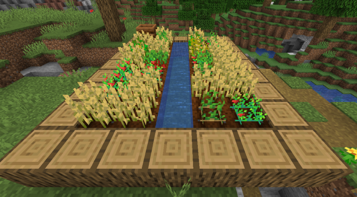 Strawberries! Minecraft Data Pack