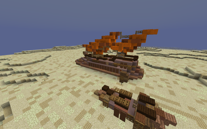 Sail Barge "Khetanna" | Star Wars 1:1 Build Minecraft Map