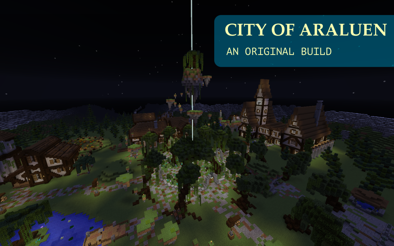 Town of Araluen | Original Build Minecraft Map