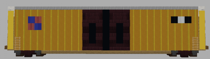 1:5:1 60' TTX High Cube Boxcar Minecraft Map