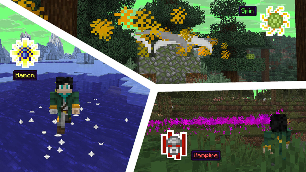 JJBA Data Pack (v1.9.4) Minecraft Data Pack